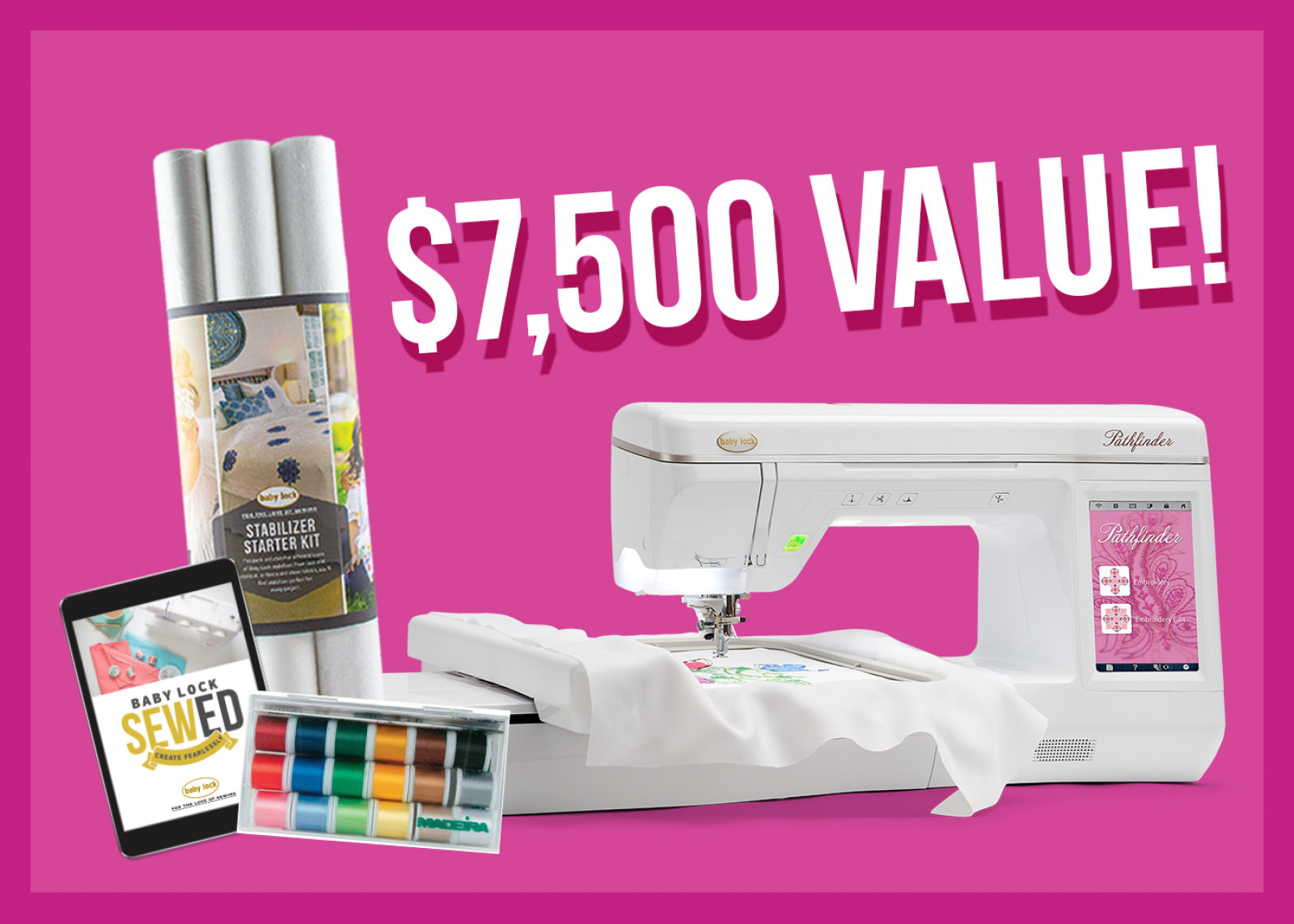 National Embroidery Month Machine Giveaway! Enter Now