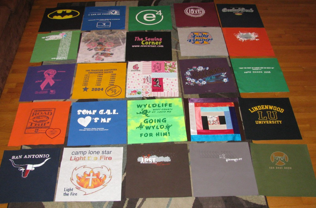 DIY Basic T-SHIRT QUILT Tutorial