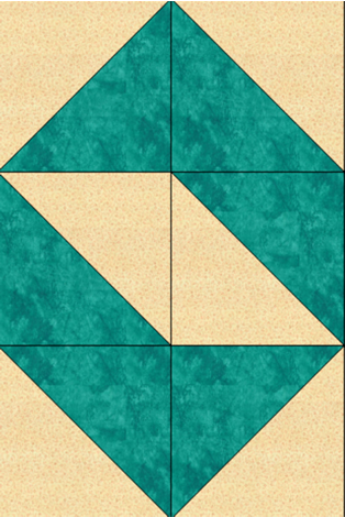 Entangled in Triangles Locking Chain Table Runner