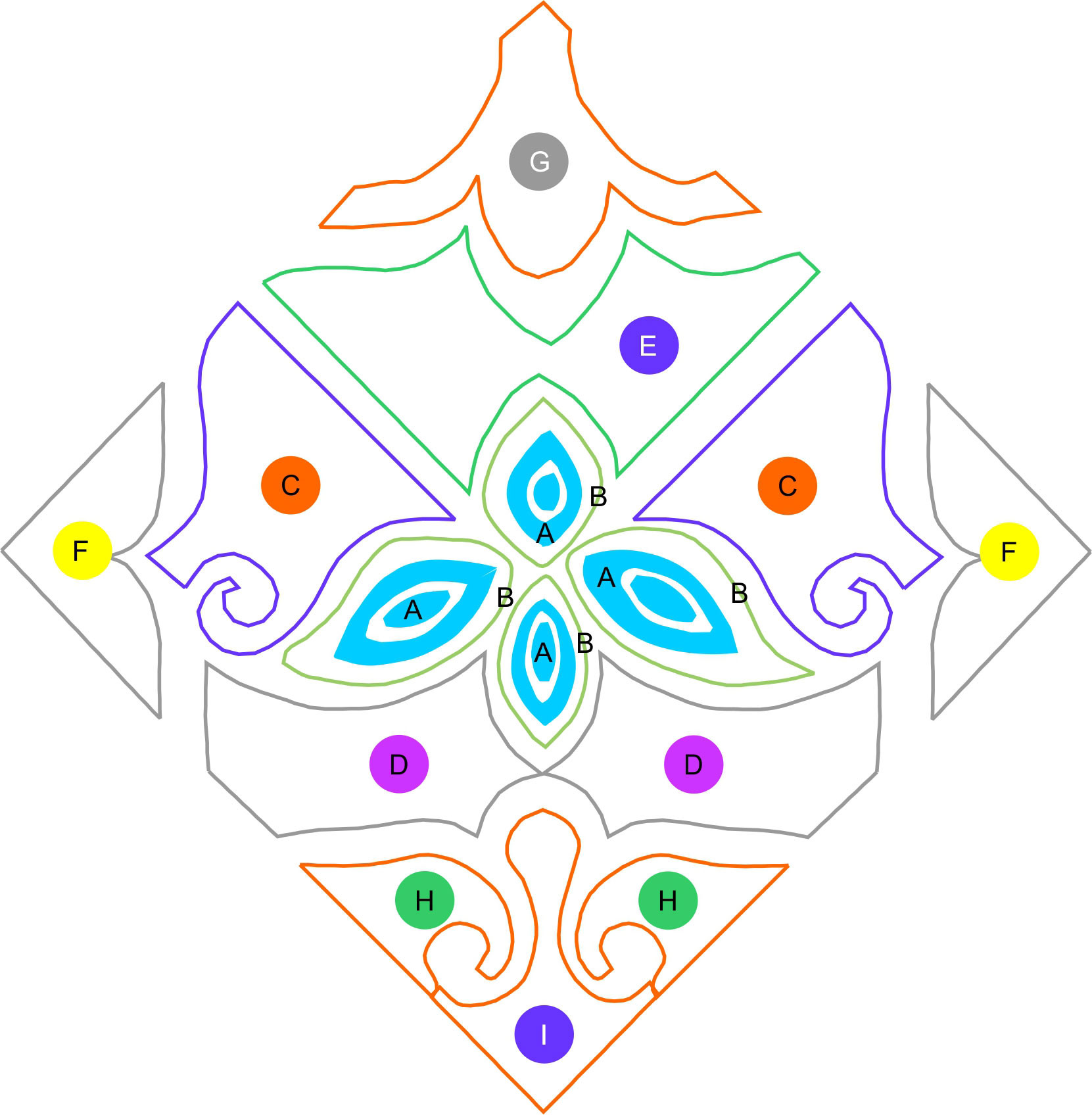 Embroidered Tile Wall Art